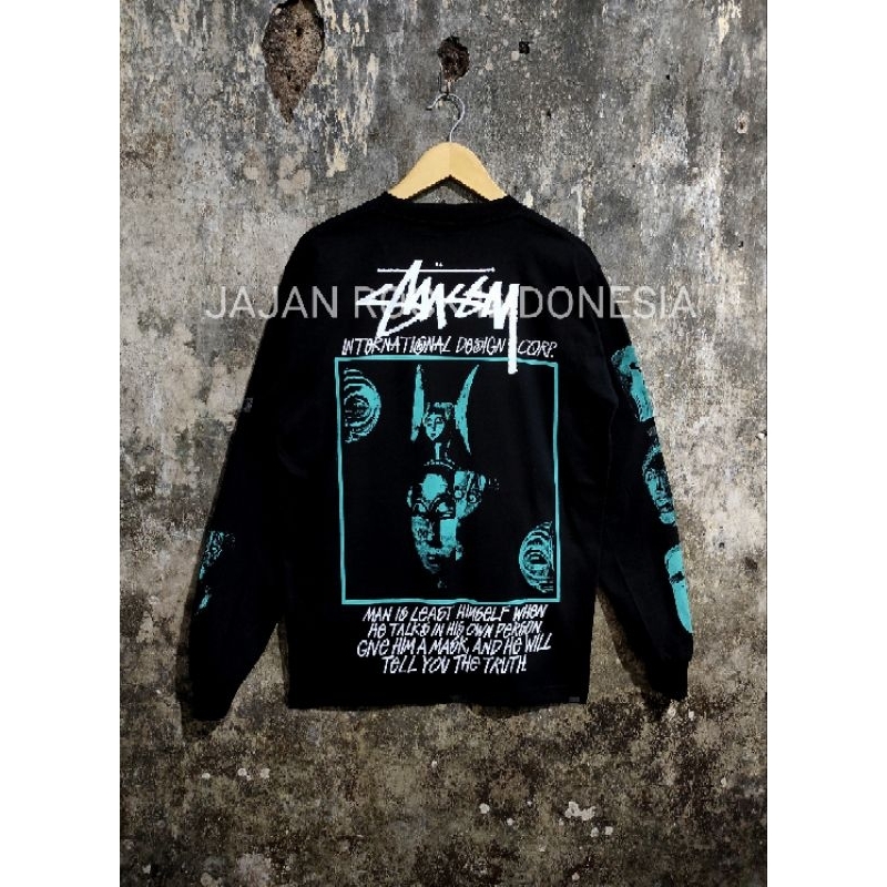 ST*SSY MASKED LONG SLEEVE T-SHIRTS | Shopee Philippines