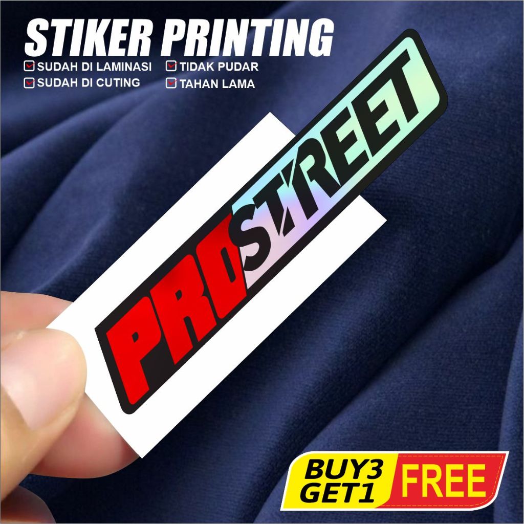 Prostreet Racing Logo Stickers, hologram and vinyl stickers and ...