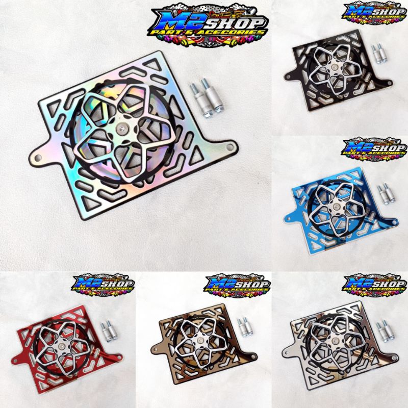 Pcx 160 vario 160 stylo 160 radiator fan Cover, acrylic star spinner ...