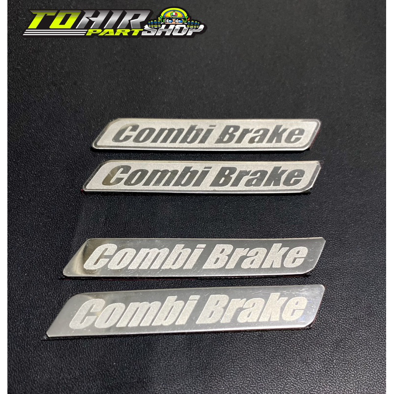 Stainless Steel Combi Brake Emblem (2pcs) | Shopee Philippines