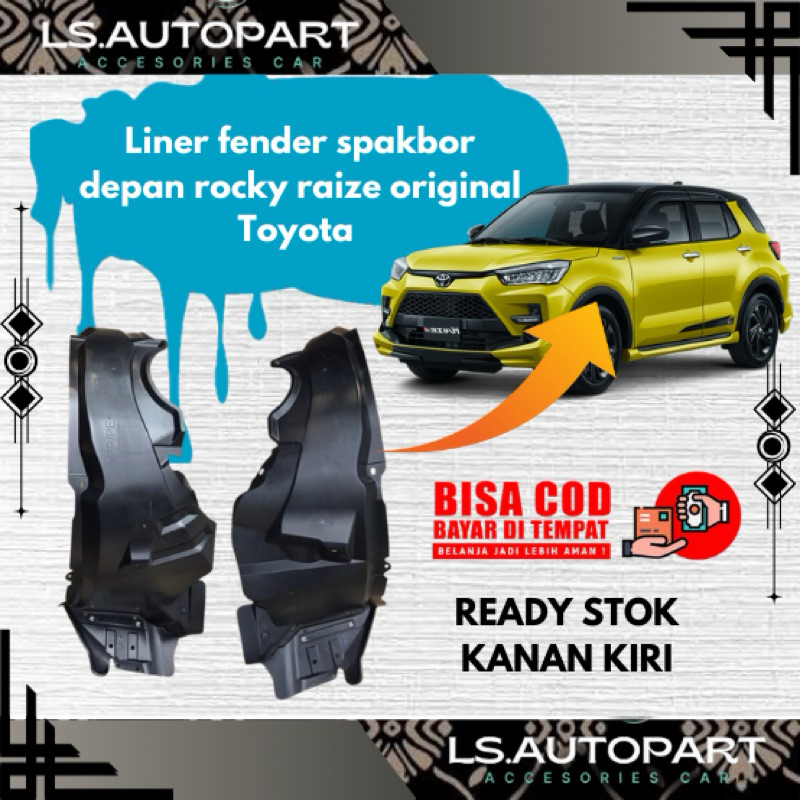 ROCKY RAIZE front fender liner ROCKY RAIZE original toyota | Shopee ...