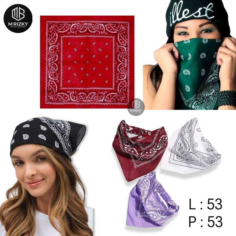 KATUN Multifunctional slayer Bandana/batik slayer Mask made of cotton ...