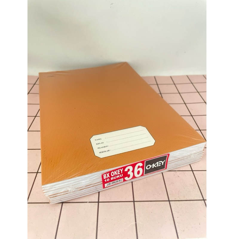 KIKY OKEY B5 campus notebook, 36 sheets with brown cover motif, 10 ...
