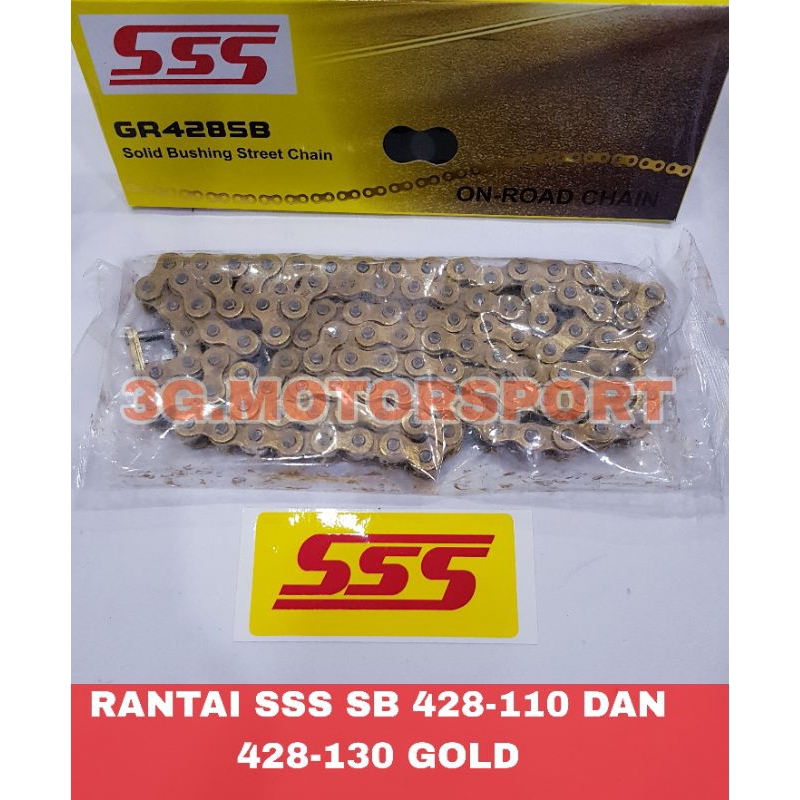 Chain SSS SB 428-110 & 428-130L GOLD | Shopee Philippines