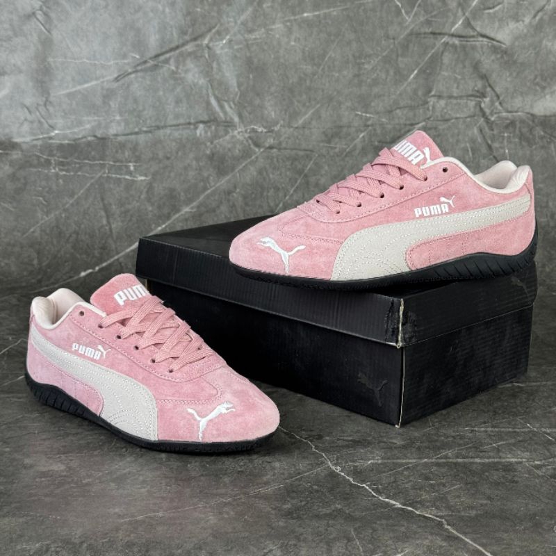 Original Puma Speedcat OG White Pink Sneakers | Shopee Philippines