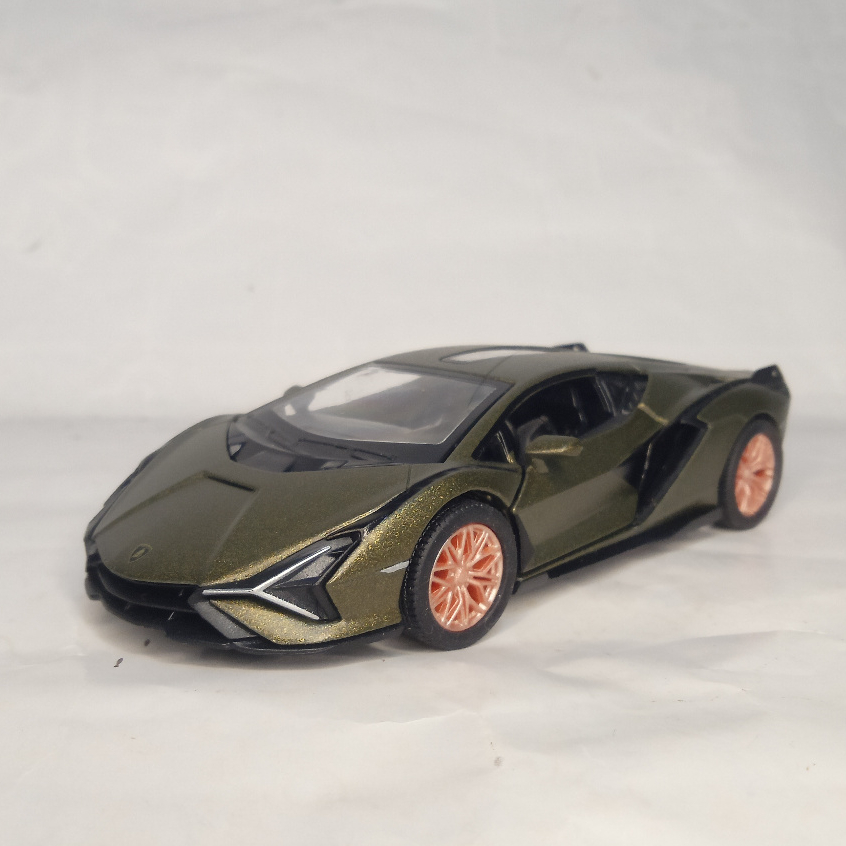 HIJAU Kinsmart Lamborghini Sian FKP 37 green Diecast Sports Car ...