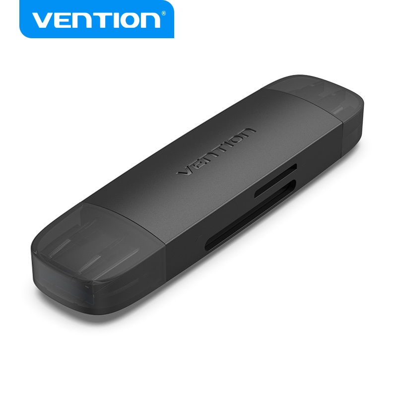 Vention Card Reader 2in1 USB 3.0 A+C SD TF Dual Drive Letter - CLK ...