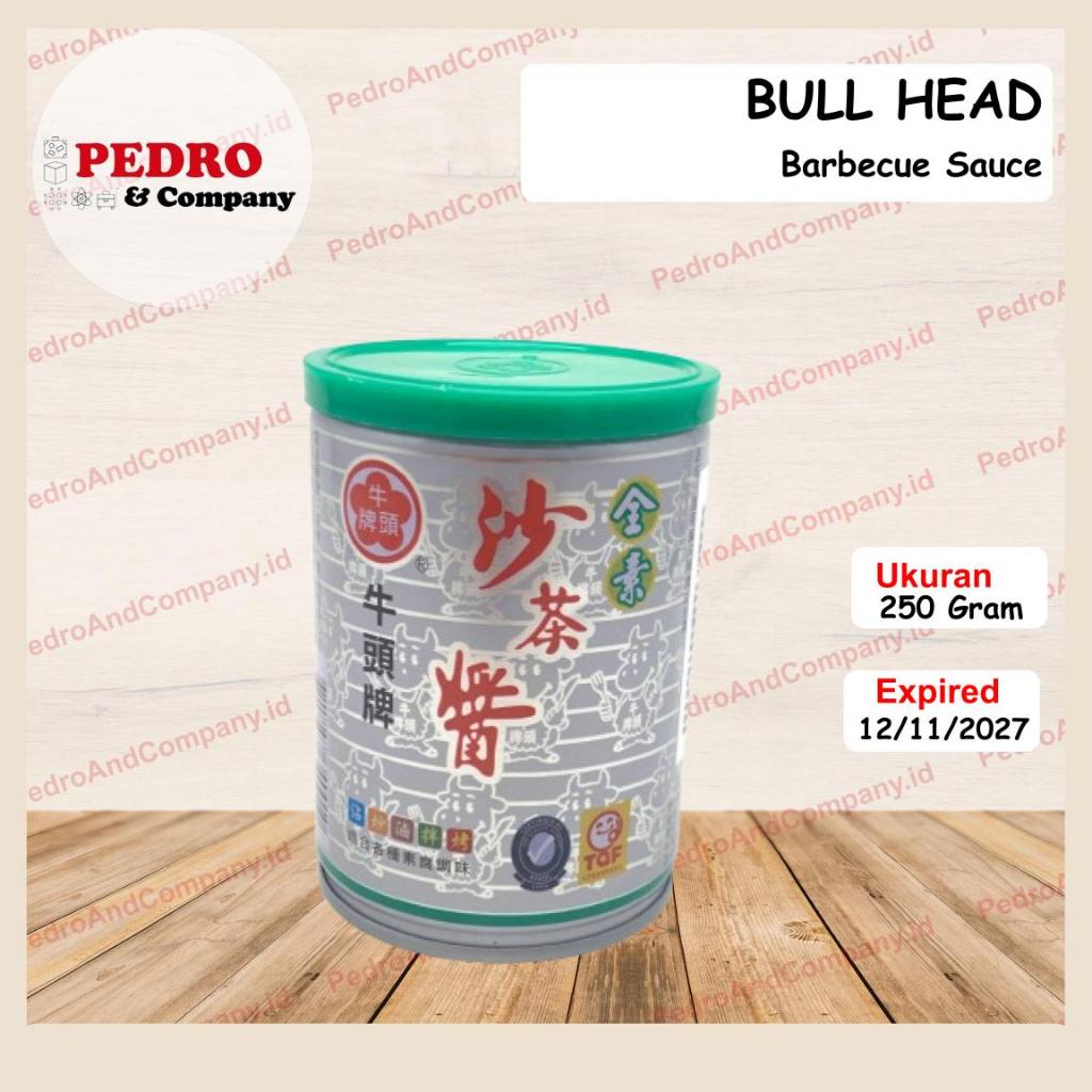 Bull head VEGETARIAN barbecue sauce hot pot 250 grams sha cha spicy ...