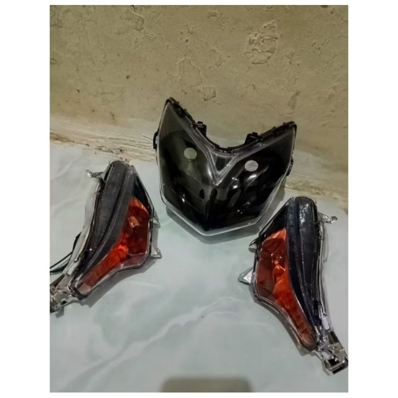 Headlight Reflector Package Plus Front Turn Signal Supra Z 125 Batman ...