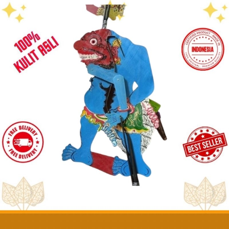 BLUE BUTO PUNUK LEATHER Puppet/BUTO PUPPER LEATHER SIZE -+ 55 CM ...