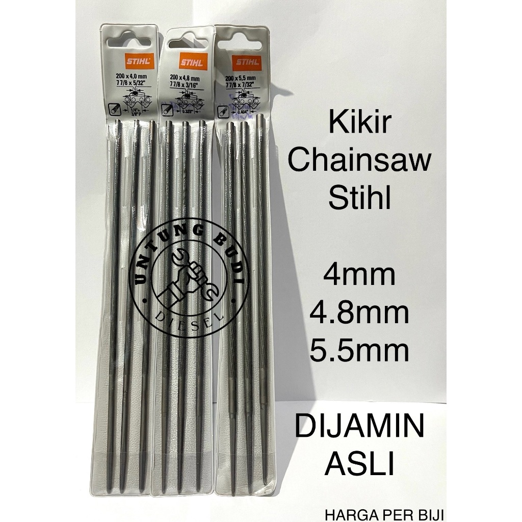 MESIN Round File 4mm 4.8mm 5.5mm STIHL Chain Sharpener Chainsaw ...