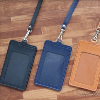 Name Tag Card Holder ID Card Custom Writing/Logo on Request | Shopee ...