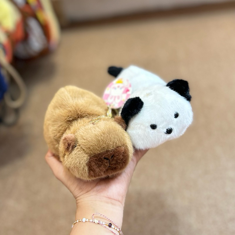 Bagcharm Capybara Panda (Two Sides) | Shopee Philippines