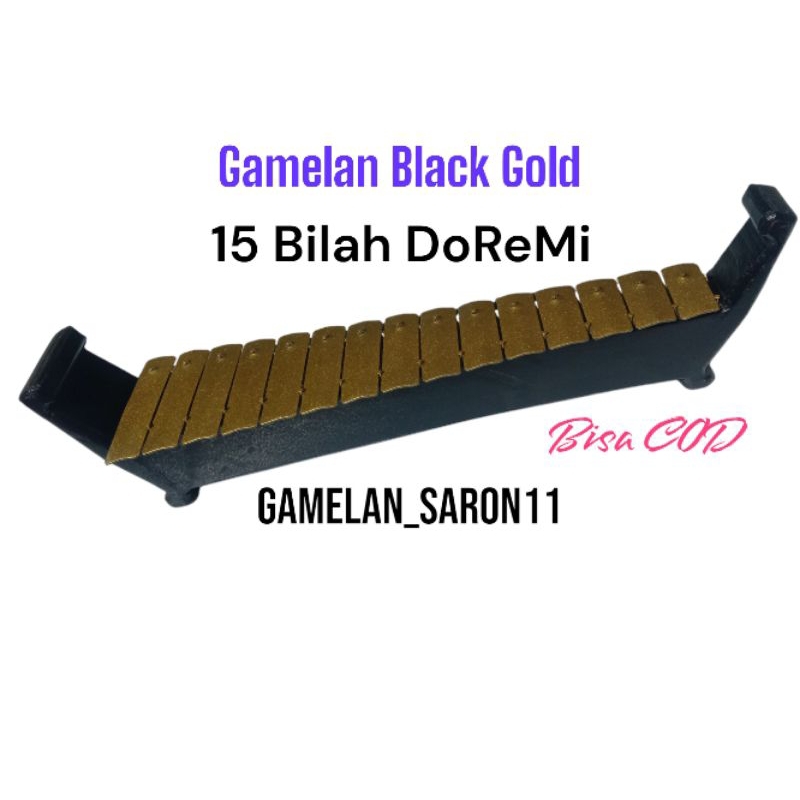 Gamelan Saron Musical Instrument 15 Blades with Typical Lengkukan Motif in JABAR Cirebon ...