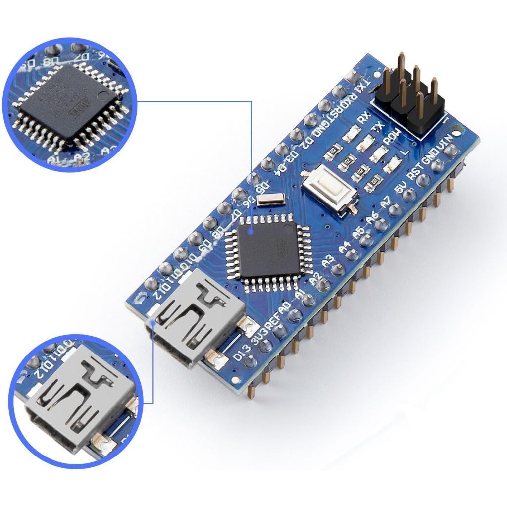 Arduinoo Nano V3 Compatible Board – For Arduinoo Nano R3 with Soldered ...