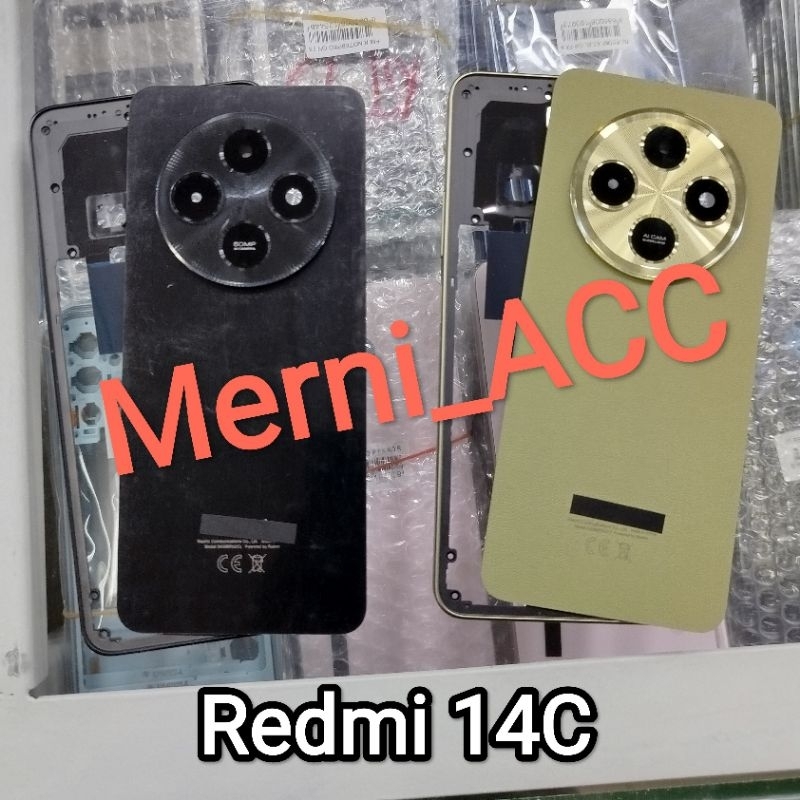 MESIN Kessing Cessing Hausing Fullset Xiaomi Redmi 14C Backdor + Bone ...