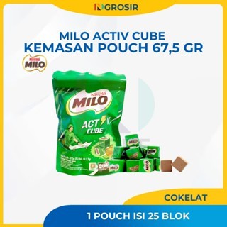 Milo ACTIV CUBE CHOCOLATE FLAVOR POUCH PACKAGING | Shopee Philippines