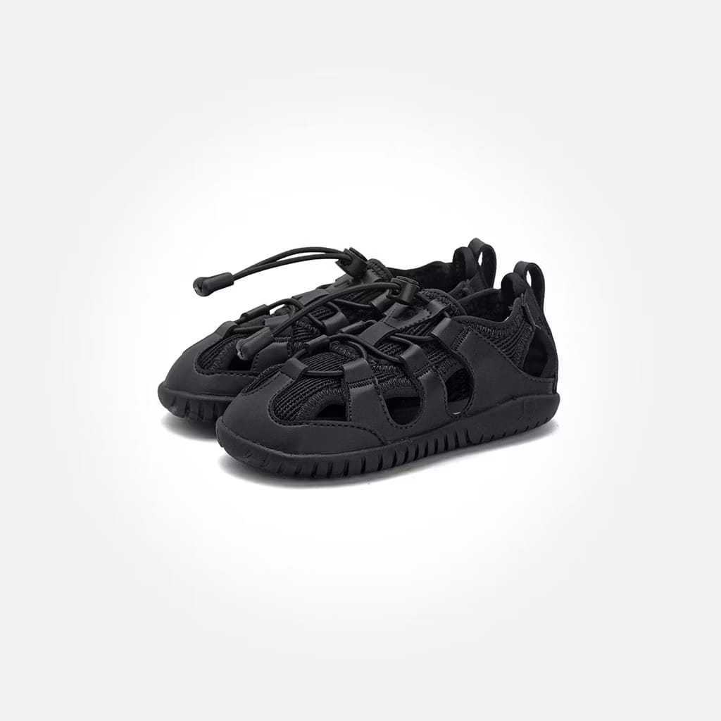 Pyopp - Fisherman Barefoot Sandals - Black On Black | Shopee Philippines