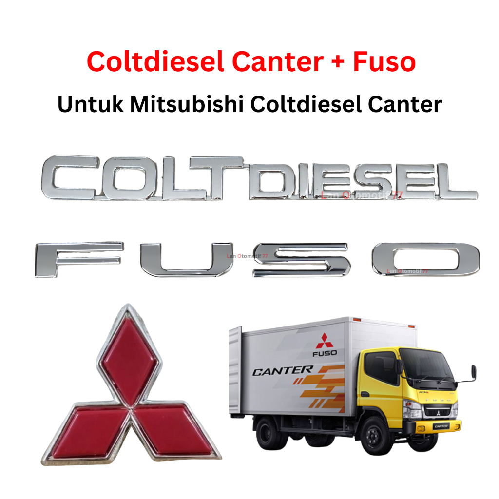 Fuso Colt Diesel Canter Truck Car Logo Emblem Mitsubishi Coltdiesel New ...