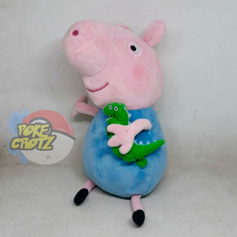 Ty George Pig peppa hug toy original plush 23cm | Shopee Philippines