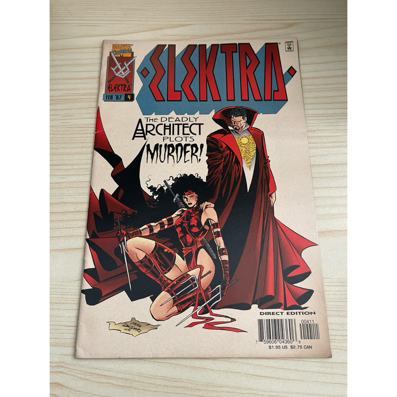 Marvel COMICS ELECTRA THE DEADLY ARCHITECH PLOTS MURDER YEAR 1997 ...