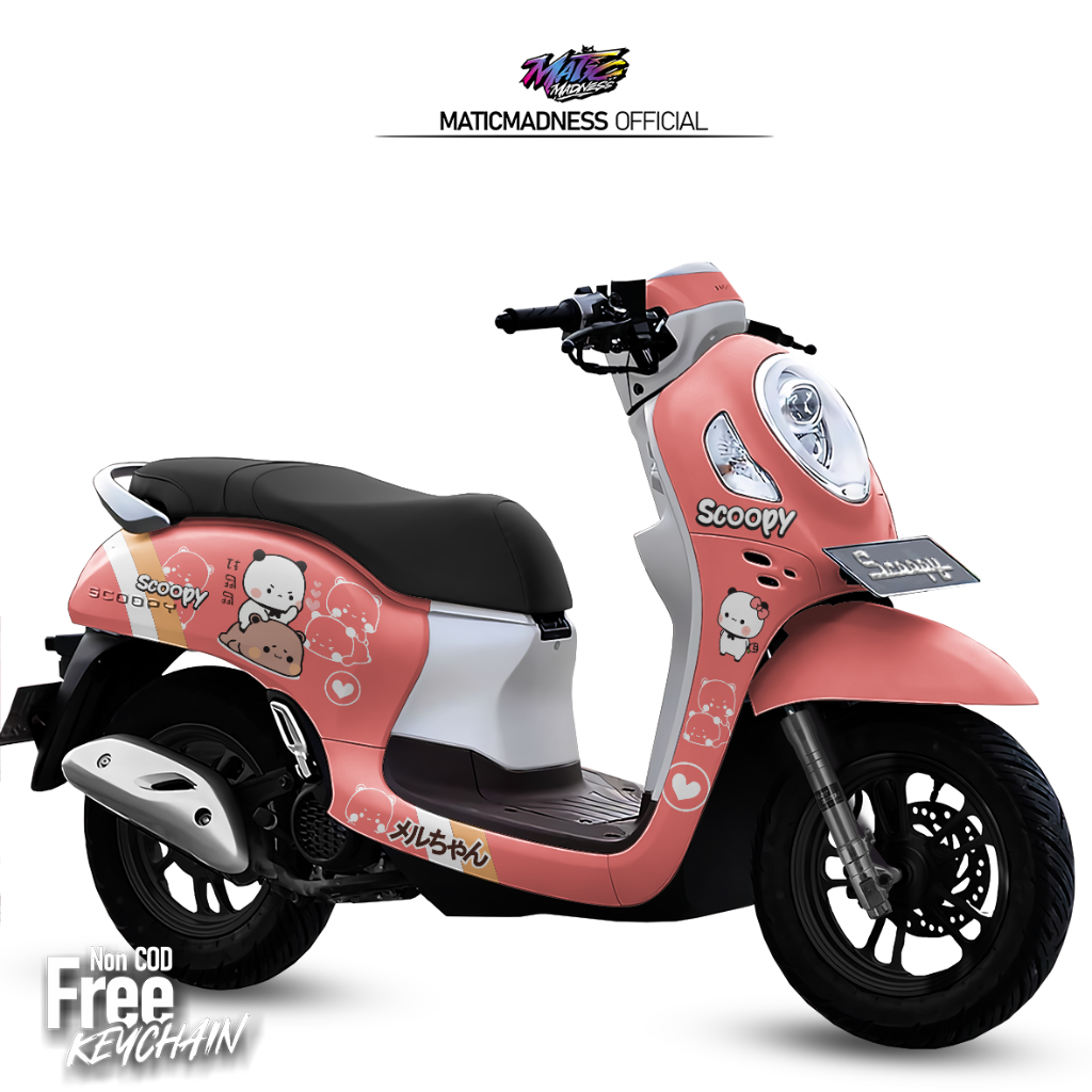 Decal Sticker Honda Scoopy FI Fullbody Scoopy Sticker 2013-2016, 2017 ...