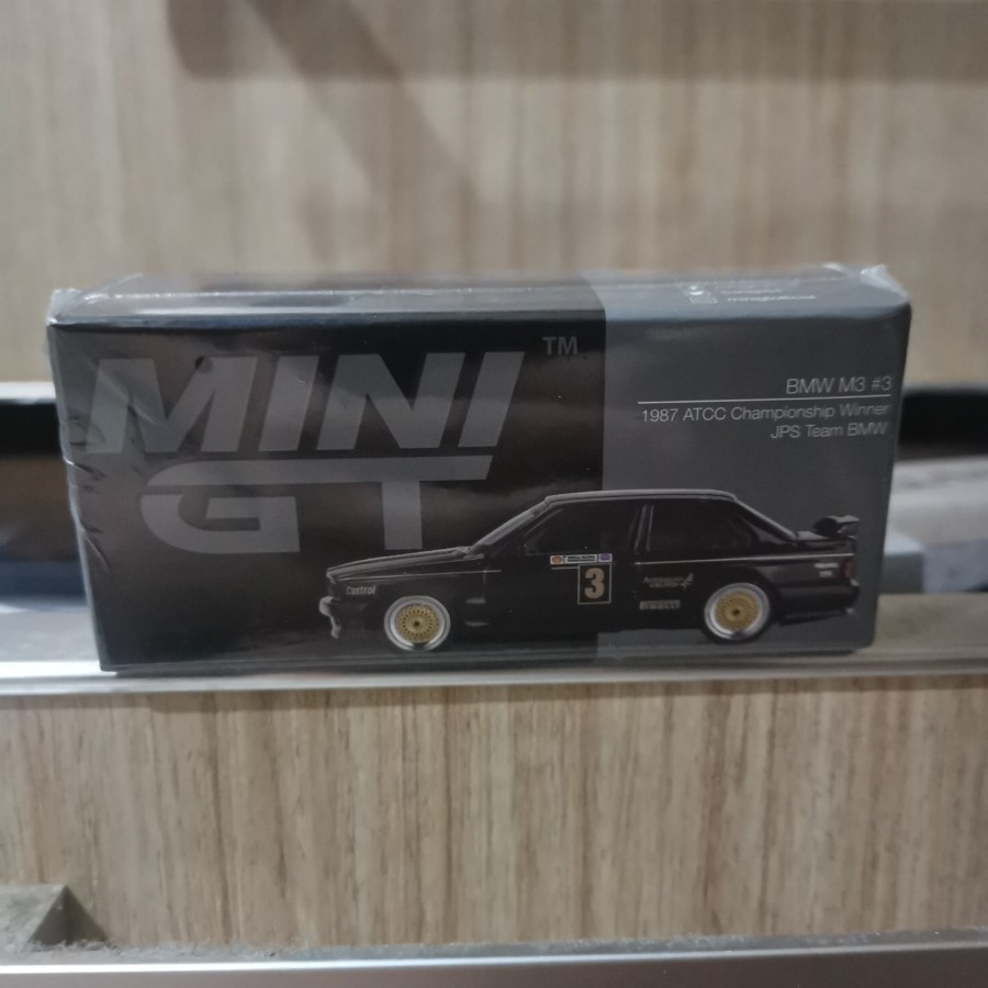 Mini GT 608 - BMW E30 M3 3 JPS Team BMW 1987 ATCC Championship Winner ...