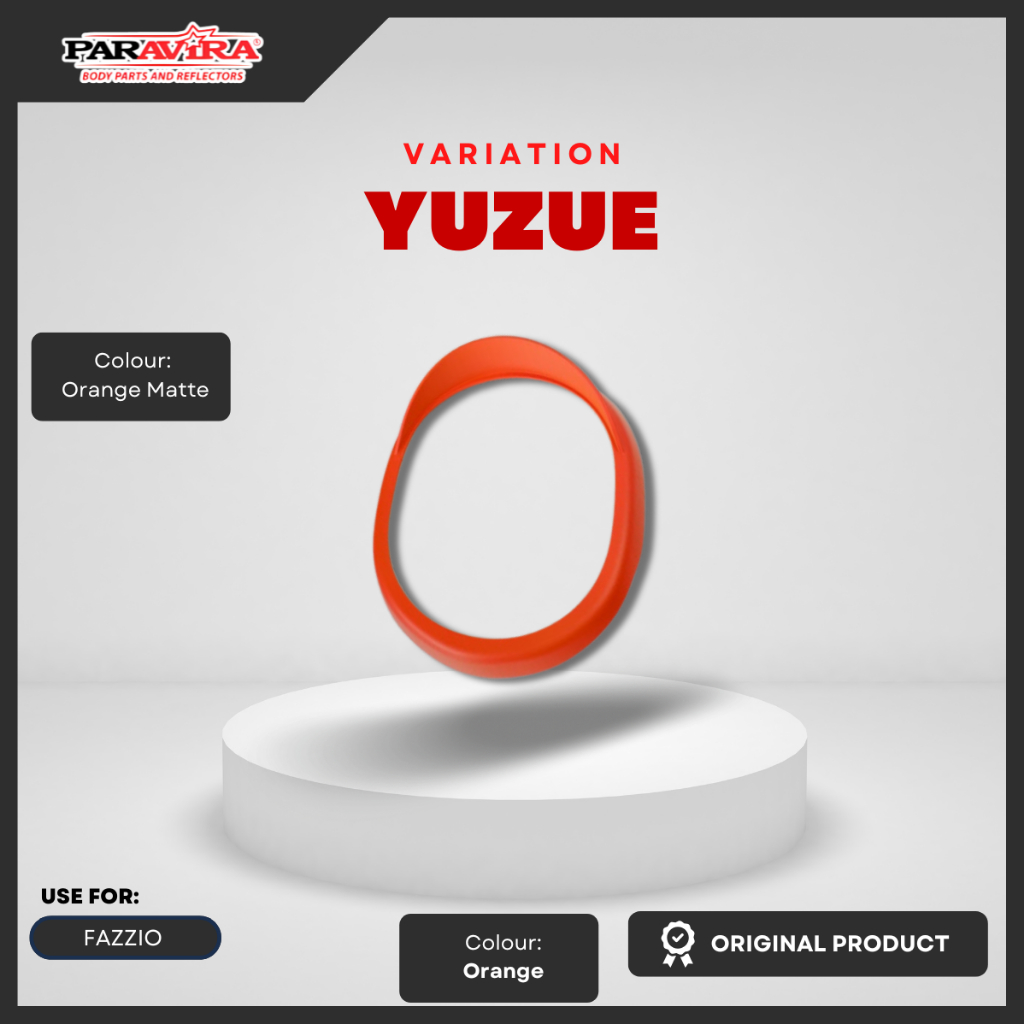 Headlight Cover Fazzio Orange Matte Yuzu Export Quality | Shopee ...
