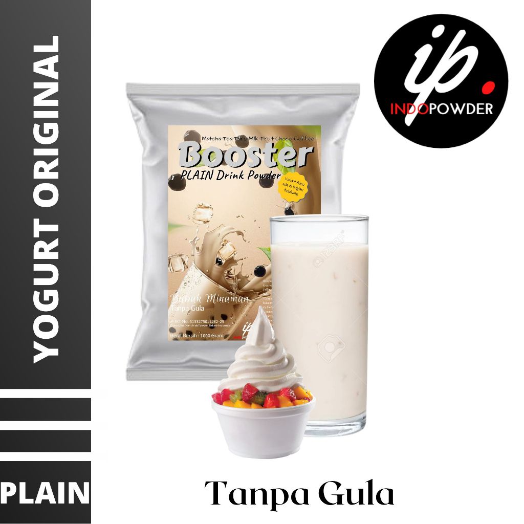 PLAIN ORIGINAL YOGURT Powder 1Kg I ORIGINAL YOGURT Powder WITHOUT SUGAR ...