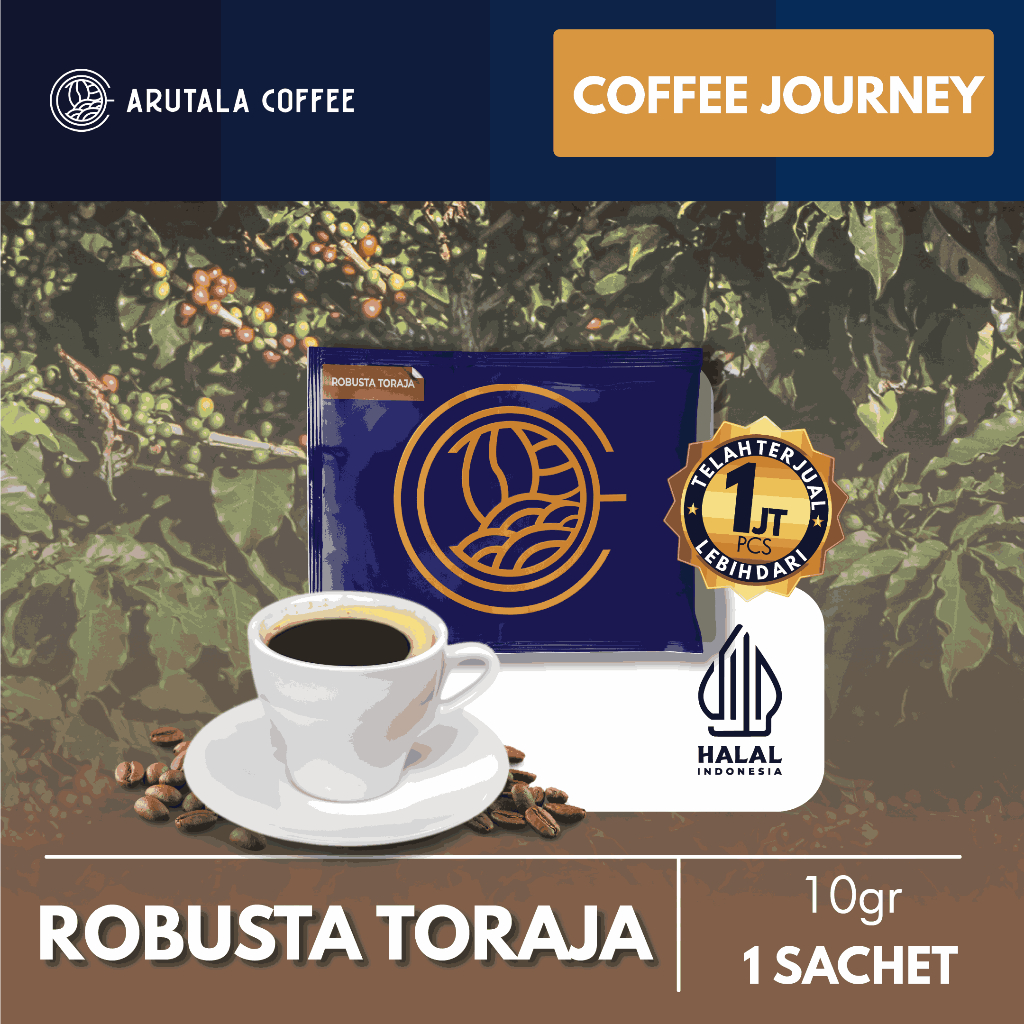 ARUTALA Coffee Journey - Robusta Toraja (1 Pcs - 10gr) | Shopee Philippines
