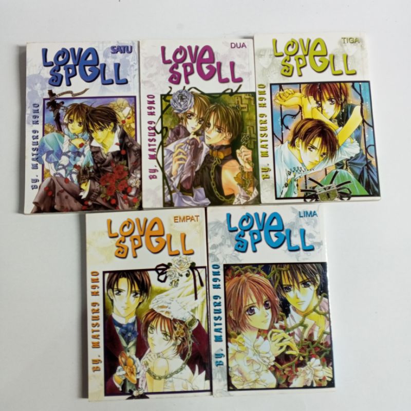 Love spell comic no. 1 to 5 Matsure Hemo original | Shopee Philippines