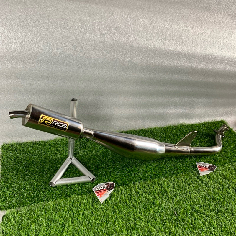 Rcb Yamaha Alfa Standard Racing Exhaust Full Kroom Chrome Crisp Sound ...