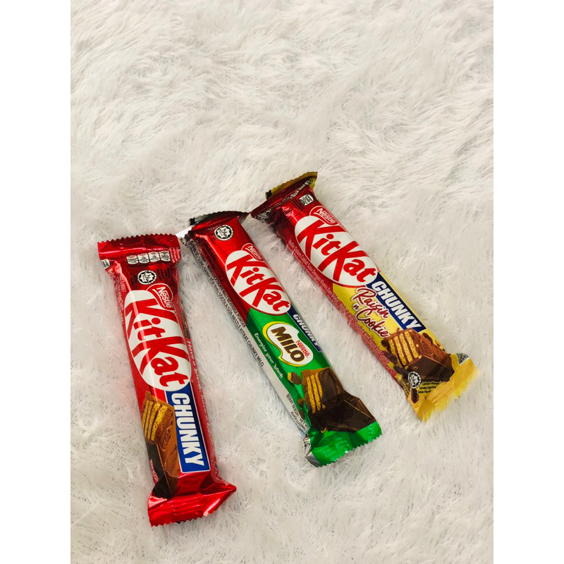 Chunky Kitkat, Chunky Milo Kitkat, Chunky Raisin & Cookie Kitkat ...