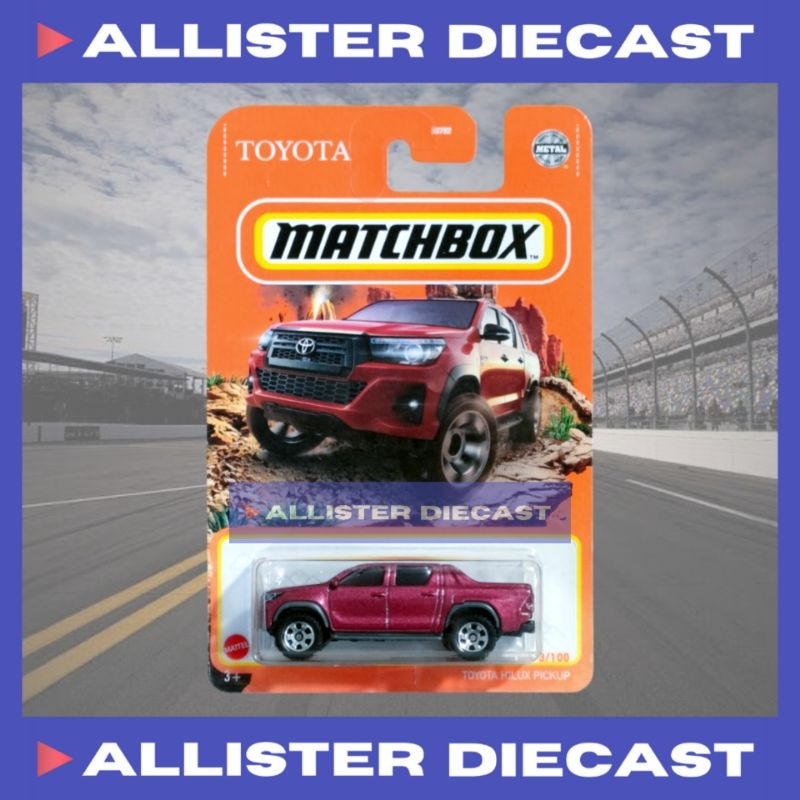 MERAH Matchbox Toyota Hilux Pickup Red Matchbox Toyota Hilux Pickup Red ...