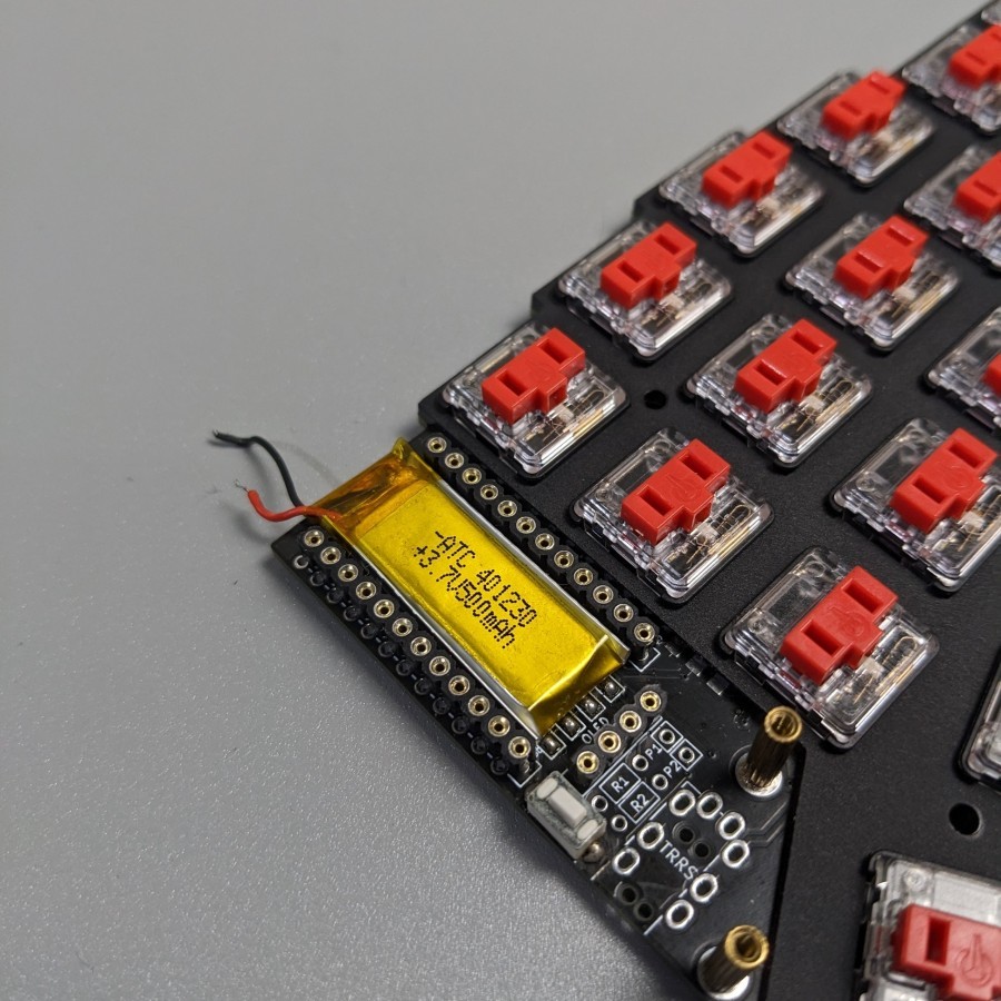 Battery DIY Mechanical Keyboard Battery 500mah Wireless Battery ...