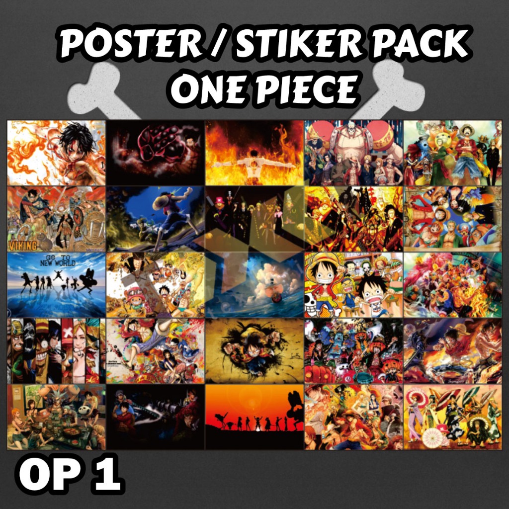 25pcs WALPAPPER POSTER/ANIME PACK Stickers | Shopee Philippines