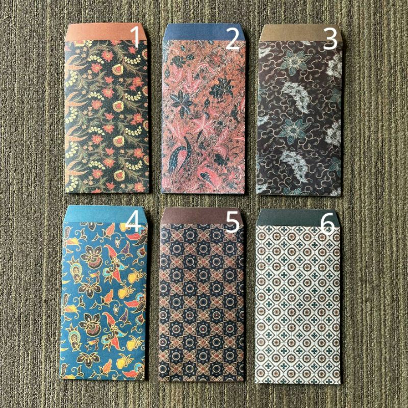 Batik Motif Angpau contains 10 / Batik Motif Envelopes contains 10 ...