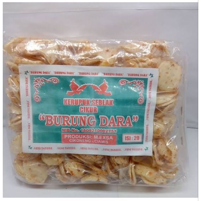 Cikur Bird dara Cracker Contents 20 / Cracker Snack/Old School Cracker ...