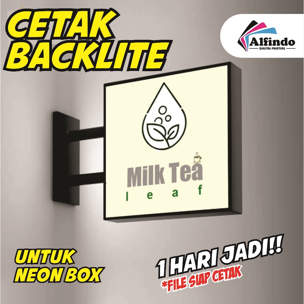 1st Anniversary!!! Print BACKLITE Sticker (NEON BOX Material) | Shopee ...