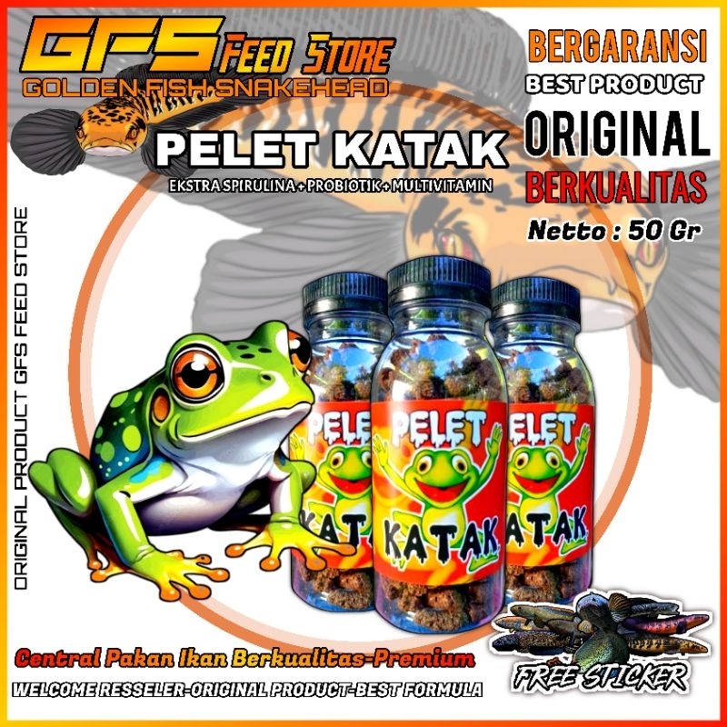 Rice Field Frog Pellets Ground Frog Feed Channa Auranti Maru Original ...