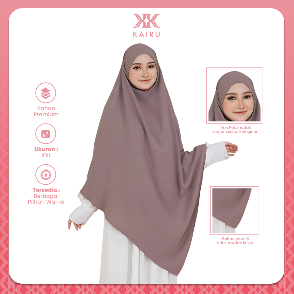 Jilbab French Khimar Instant Khimar Hiza Series by Imazan Syari Jumbo ...