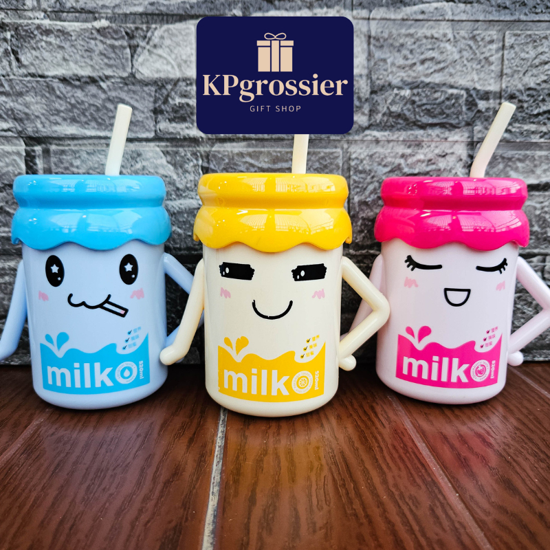 Milko Character Melamine Cute Children's Drinking Glass 450ml | Shopee Philippines