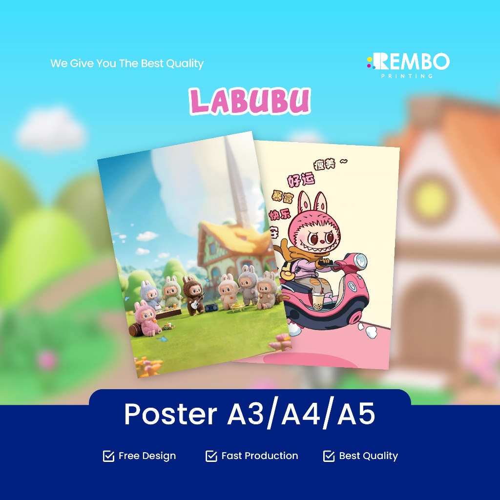 Print Labubu Posters / Labubu Posters / Aesthetic Posters / Wall ...