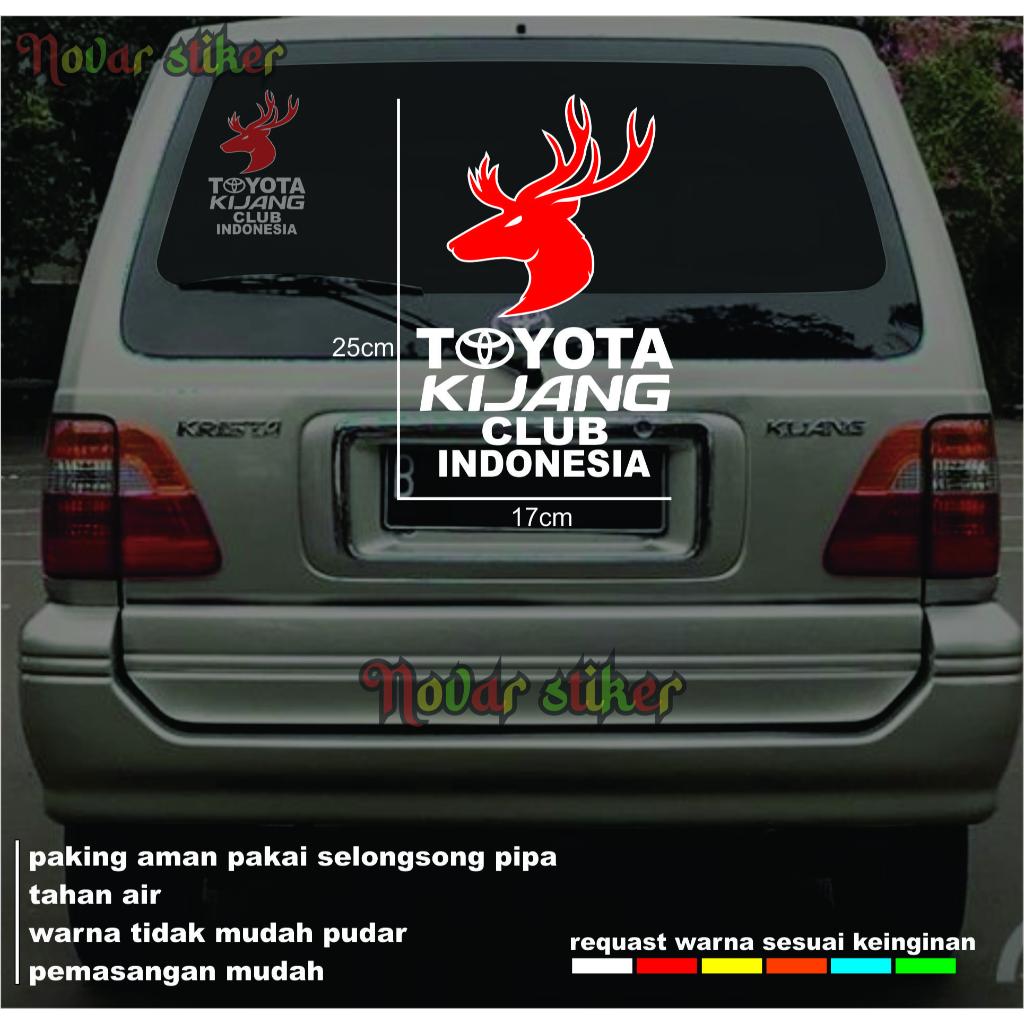 Kijang Car Window Stickers Latest Toyota Kijang Club Indonesia Cutting ...
