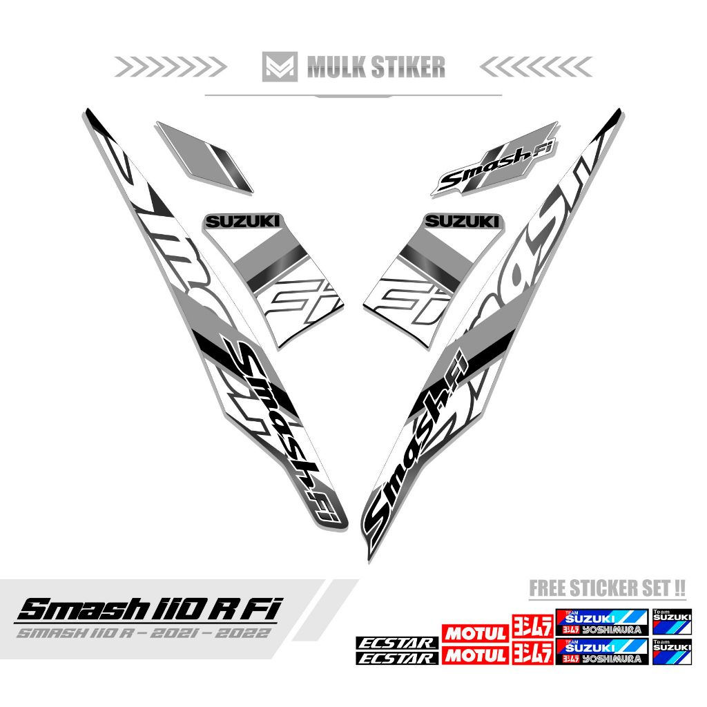 Striping SMASH 110 R FI/MTF 2/STICKER SMASH - 2021 - 2022/STICKER SR ...