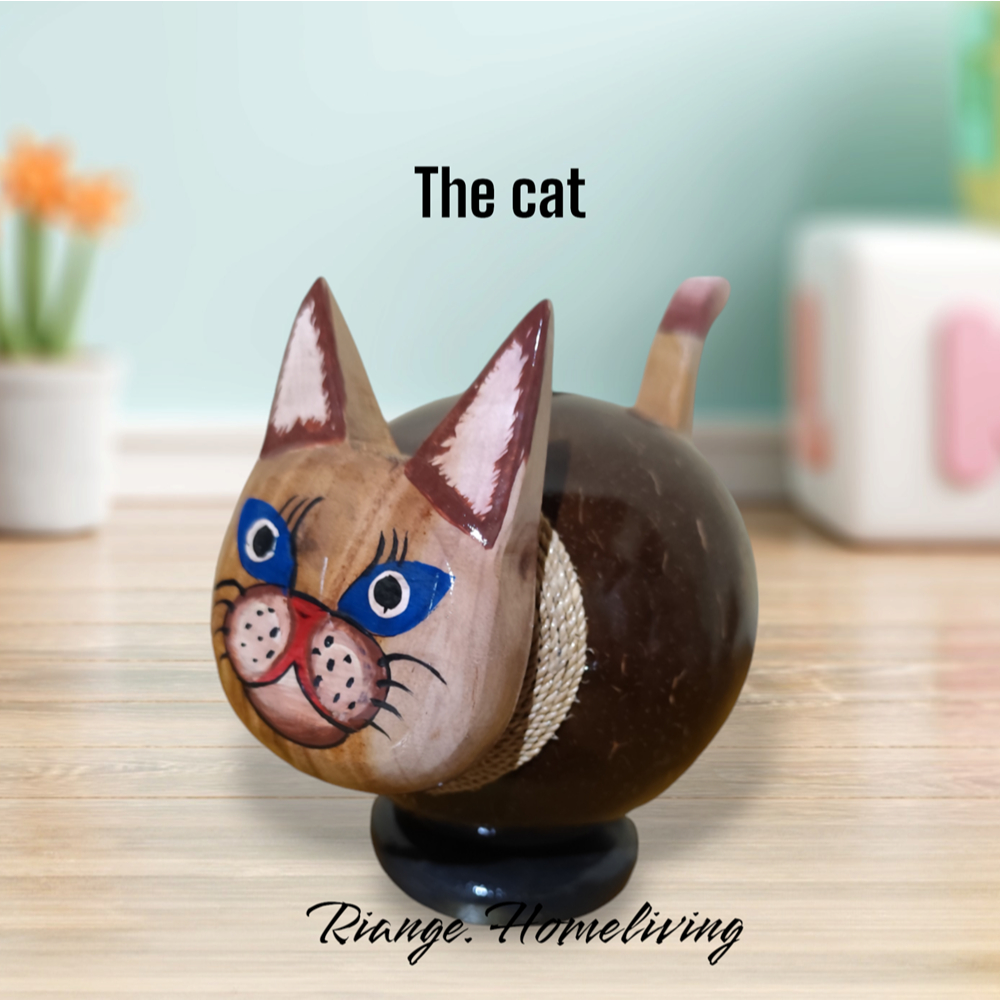 Coconut SHELL PIGGY BANK/COCONUT PIGGY BANK/COCONUT BATOK PIGGY BANK ...