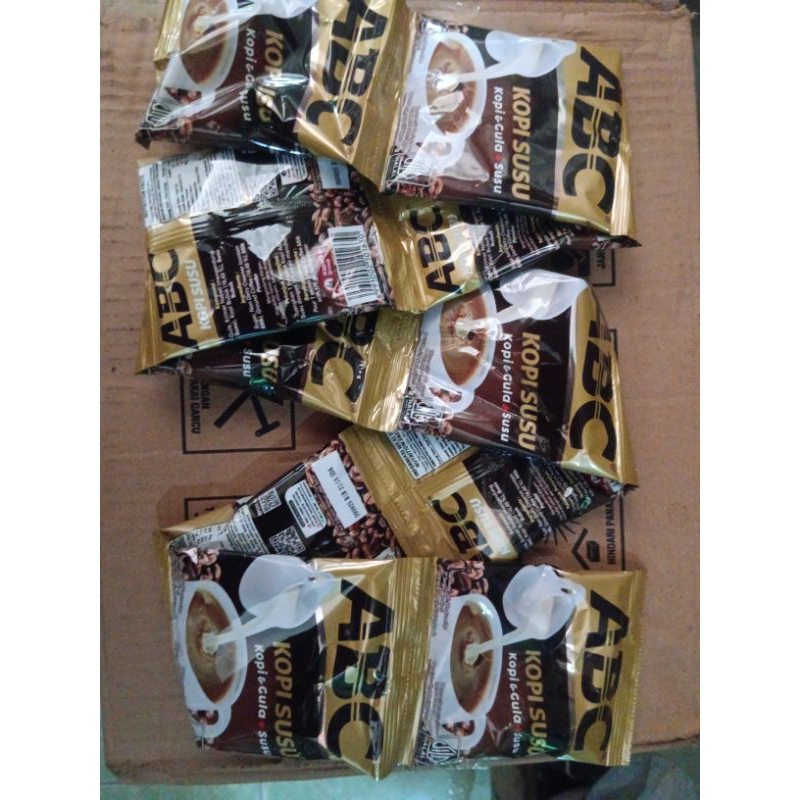 03 AbC milk coffee 1 box 12, renceng | Shopee Philippines