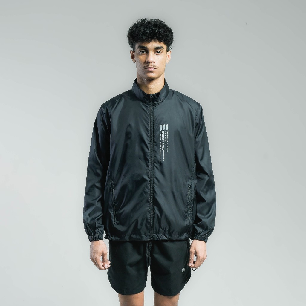 HITAM Welds Running Jackets Ultra-lite - Unisex Black Sports Parachute ...