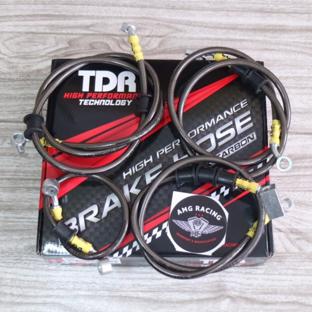Tdr Brake Hose Honda ADV 150- ADV 160- PCX 150- PCX 160 ABS Black ...