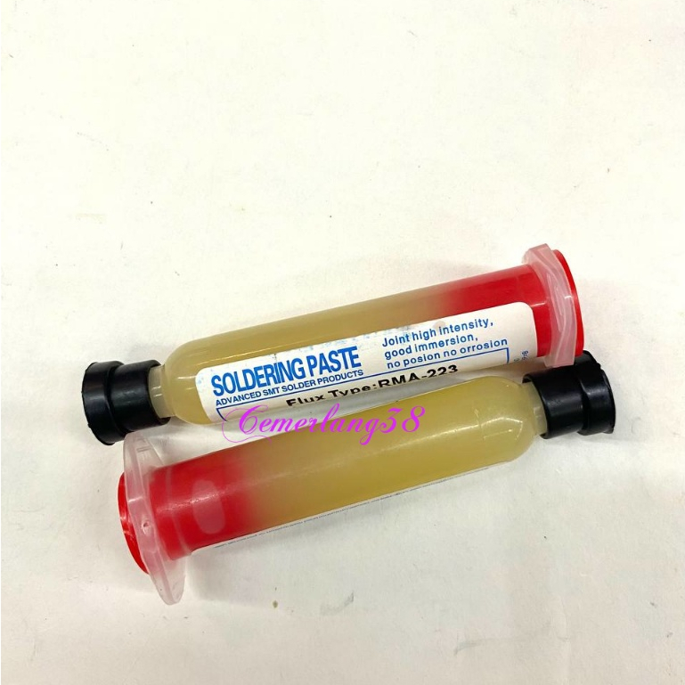 SOLDERING PASTE/Flux/Pasta Solder/Songka Injection RMA-223 10cc made in ...
